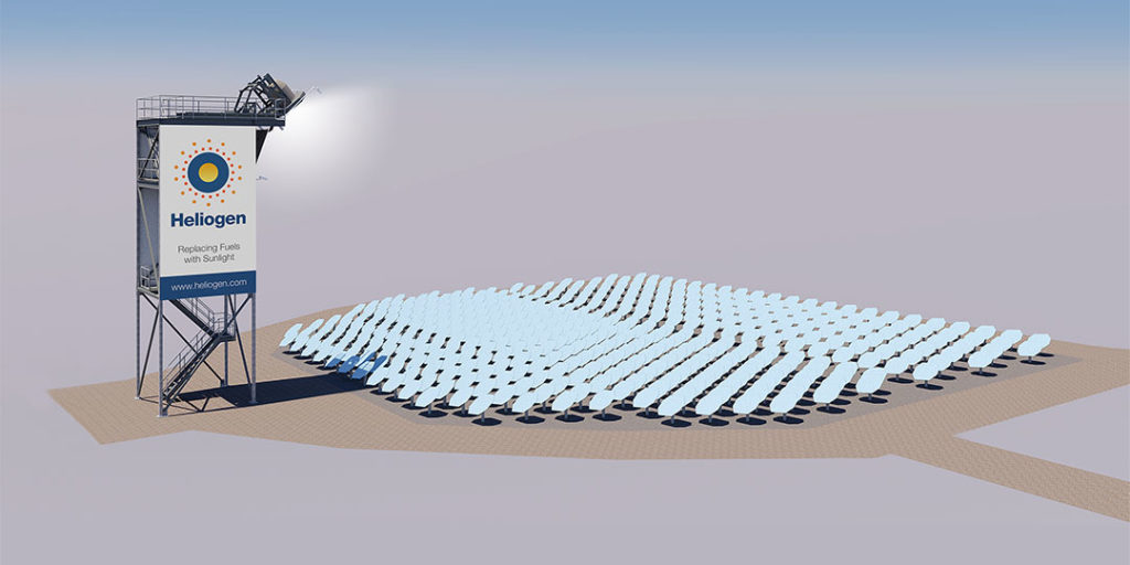 HELIOGEN a atins 1000 grade Celsius cu tehnologia CST