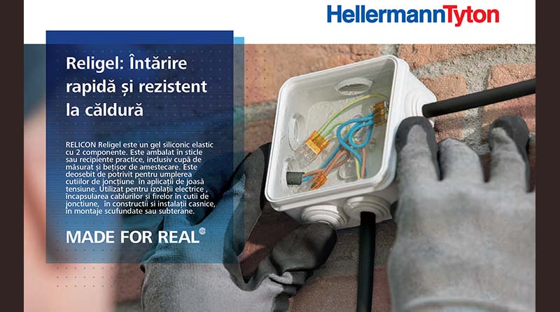 HellermannTyton Religel - Întărire rapidă și rezistent la căldură